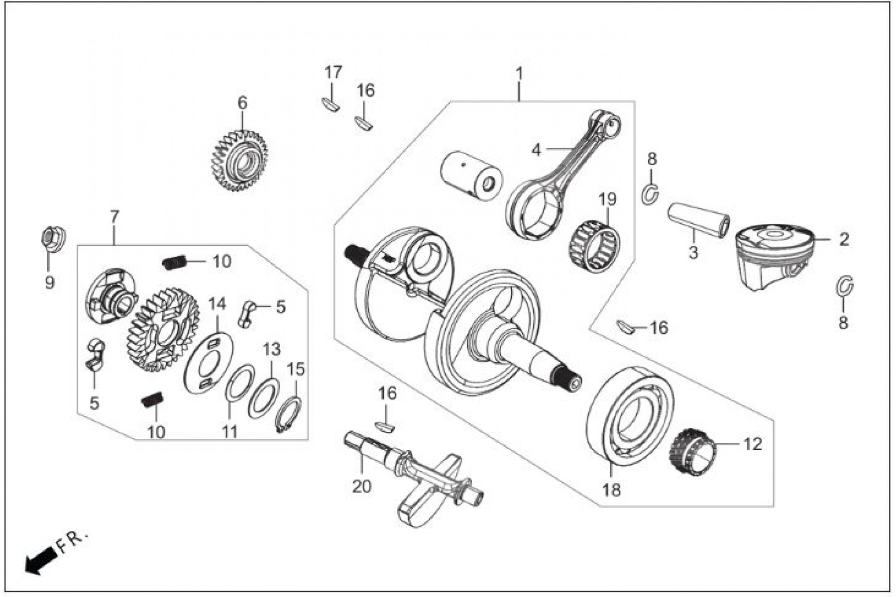 HERO X PULSE 200 4V KRANK » Kar Motor